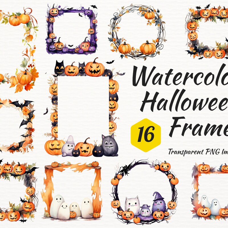 Halloween Frames - Etsy