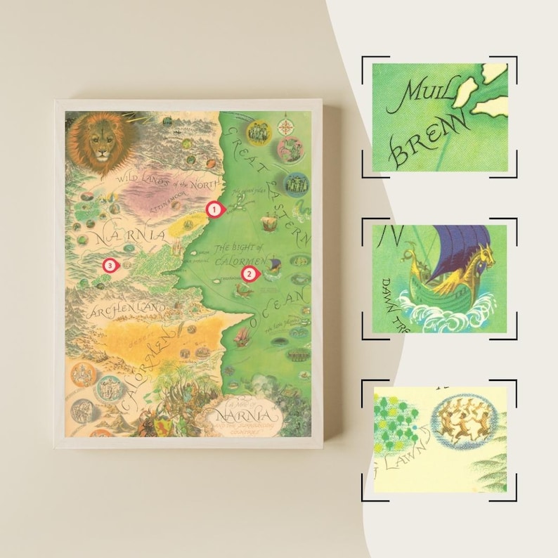 The Ultimate Narnia Map – Ultra High-resolution Digital Download ...