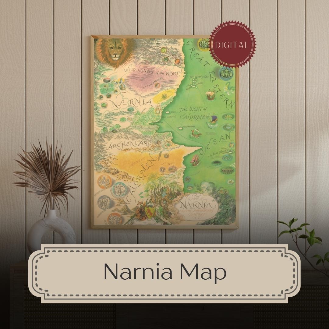The Ultimate Narnia Map – Ultra High-resolution Digital Download ...