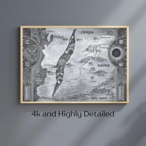 Ravka Map Art Print: Grishaverse Shadow and Bone (digital Poster) - Etsy