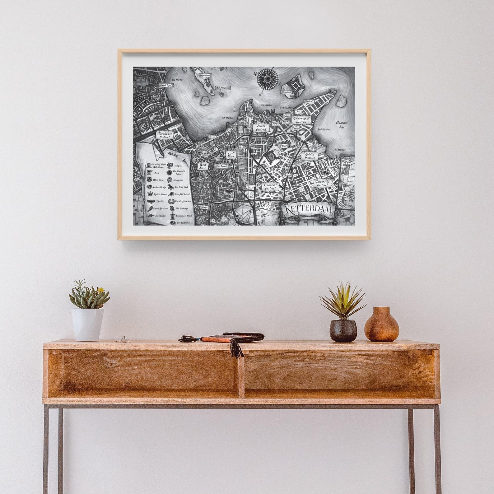 Ketterdam Map Print: Grishaverse, Six of Crows (digital File) - Etsy