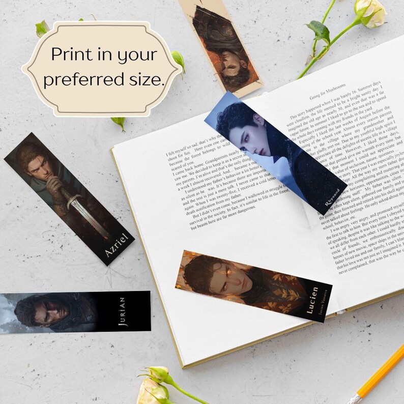 ACOTAR Character Bookmarks: Prythian Collection (digital Download) - Etsy