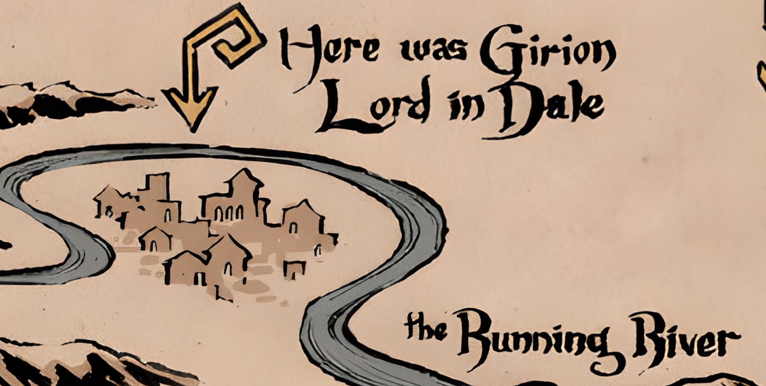 The Hobbit Thror’s Map Digital Poster 4K | the Hobbit | Middle-earth ...