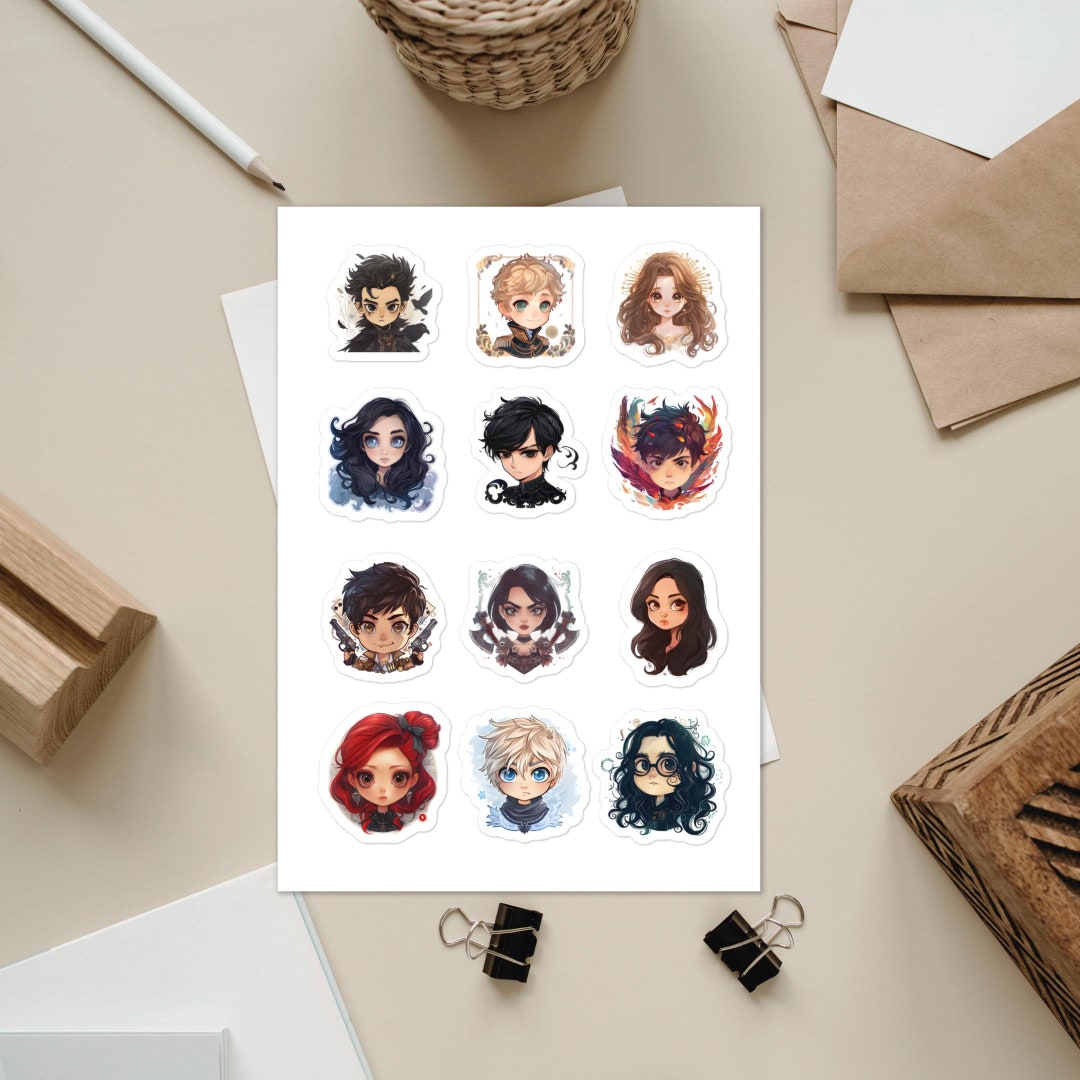 Glossy Grishaverse Chibi Sticker Set 12 Characters Shadow and Bone ...