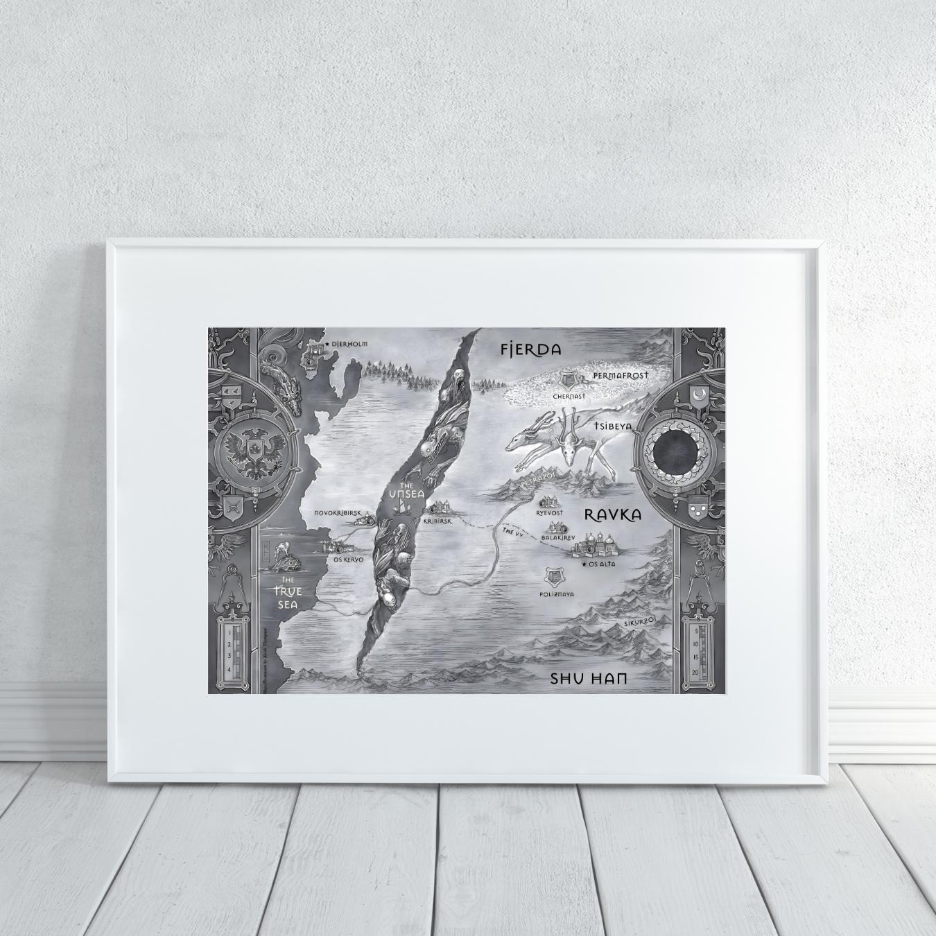 Ravka Map Art Print: Grishaverse Shadow and Bone (digital Poster) - Etsy