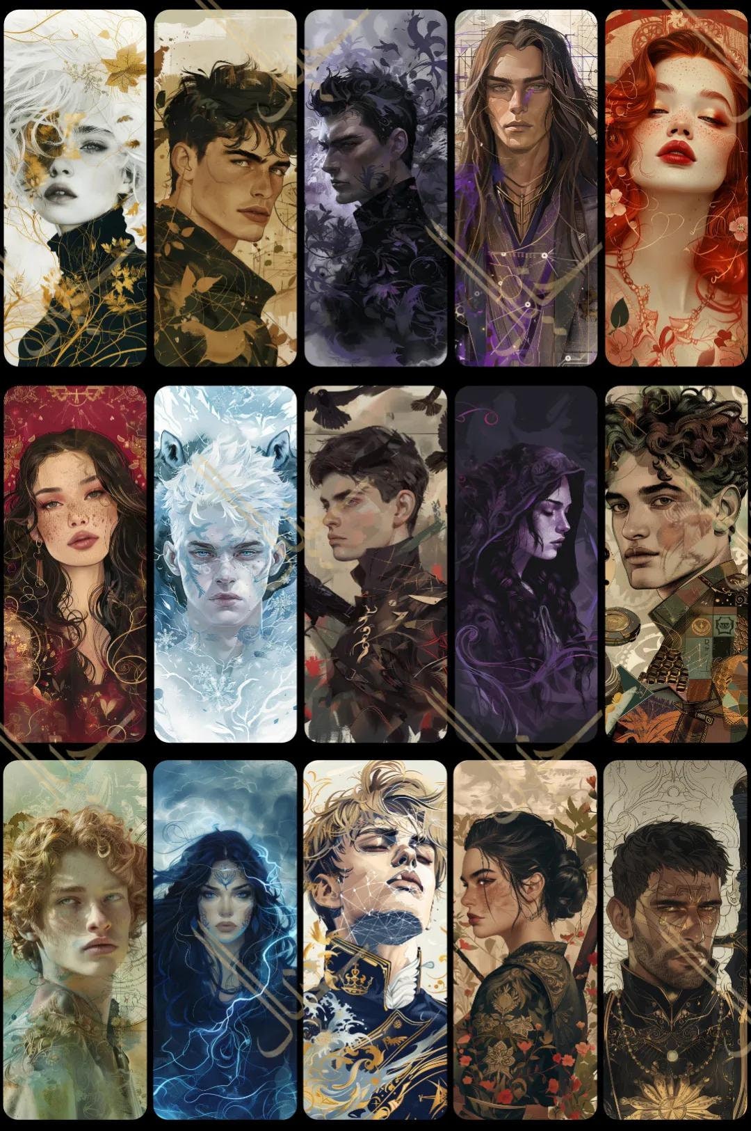 Modern Grishaverse Portraits - Gilded Reveries + 2 Bunos Poster - Etsy