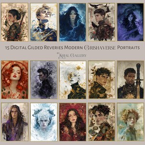 Modern Grishaverse Portraits - Gilded Reveries + 2 Bunos Poster - Etsy