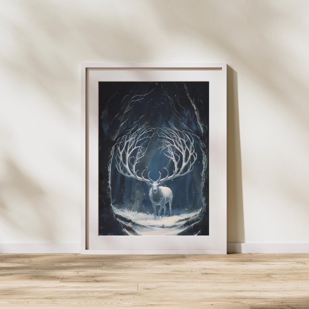 Morozova's Stag Poster Grishaverse Fantasy Art Grishaverse Shadow and ...