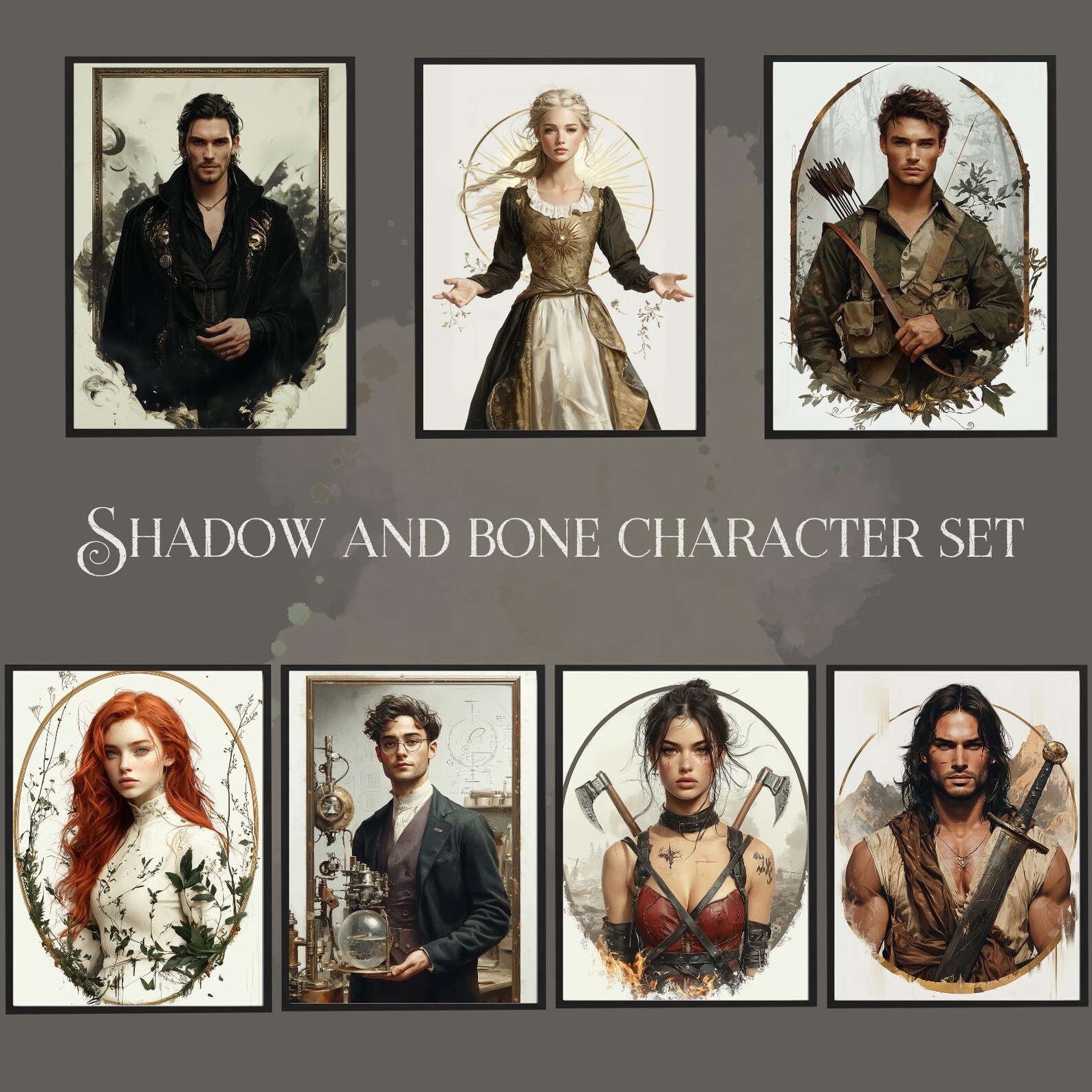 Bound by Shadows : 15 Minimal Portrait Collection of the Grishaverse ...