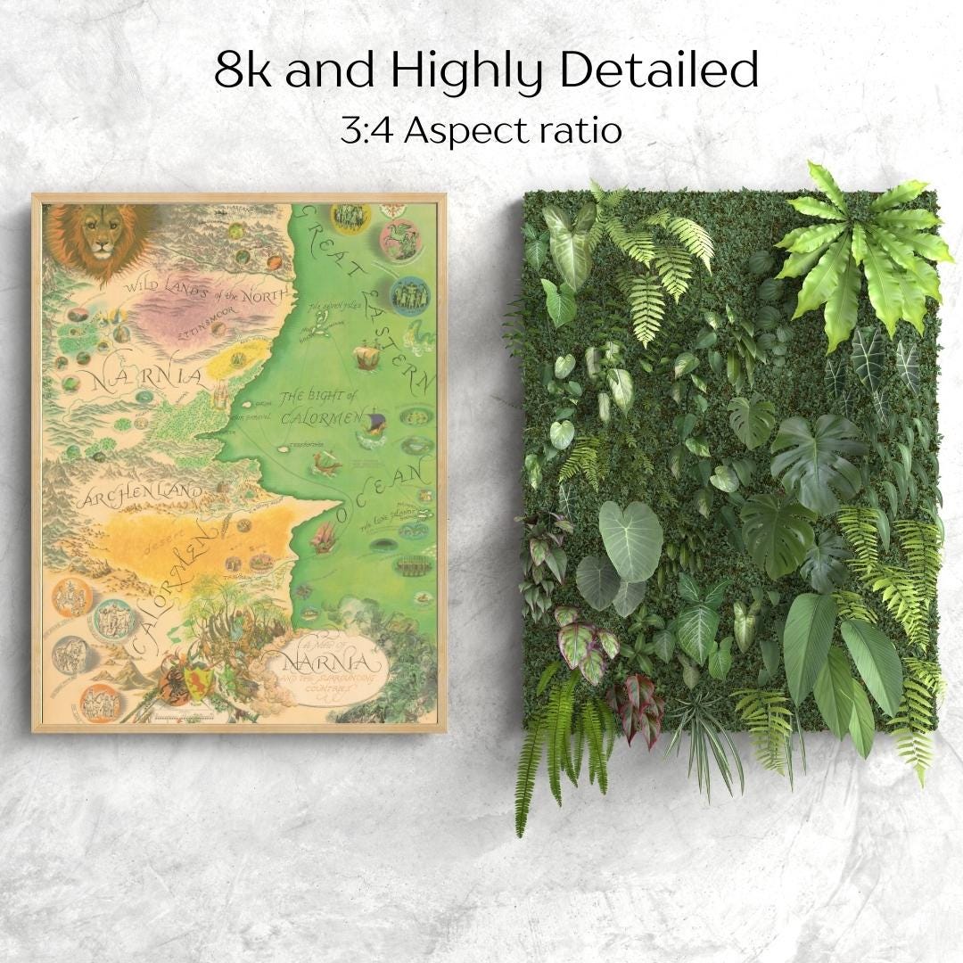 The Ultimate Narnia Map – Ultra High-resolution Digital Download ...