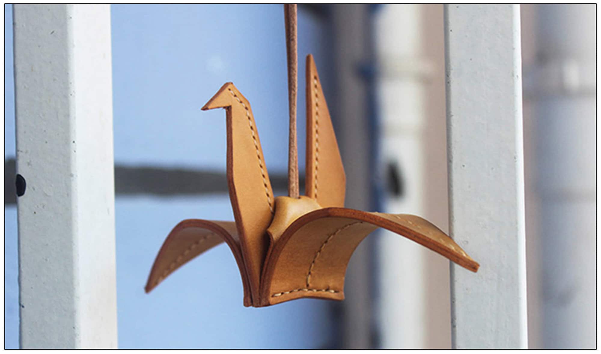 DIY Leather Origami Crane PDF Pattern for Leather Crane - Etsy