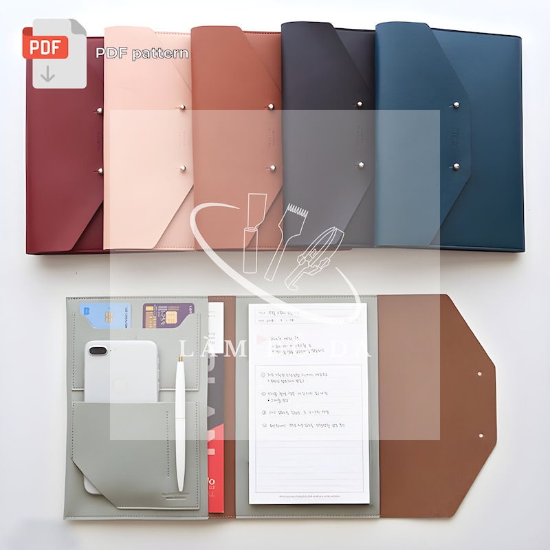 Notepad Wallet - Etsy