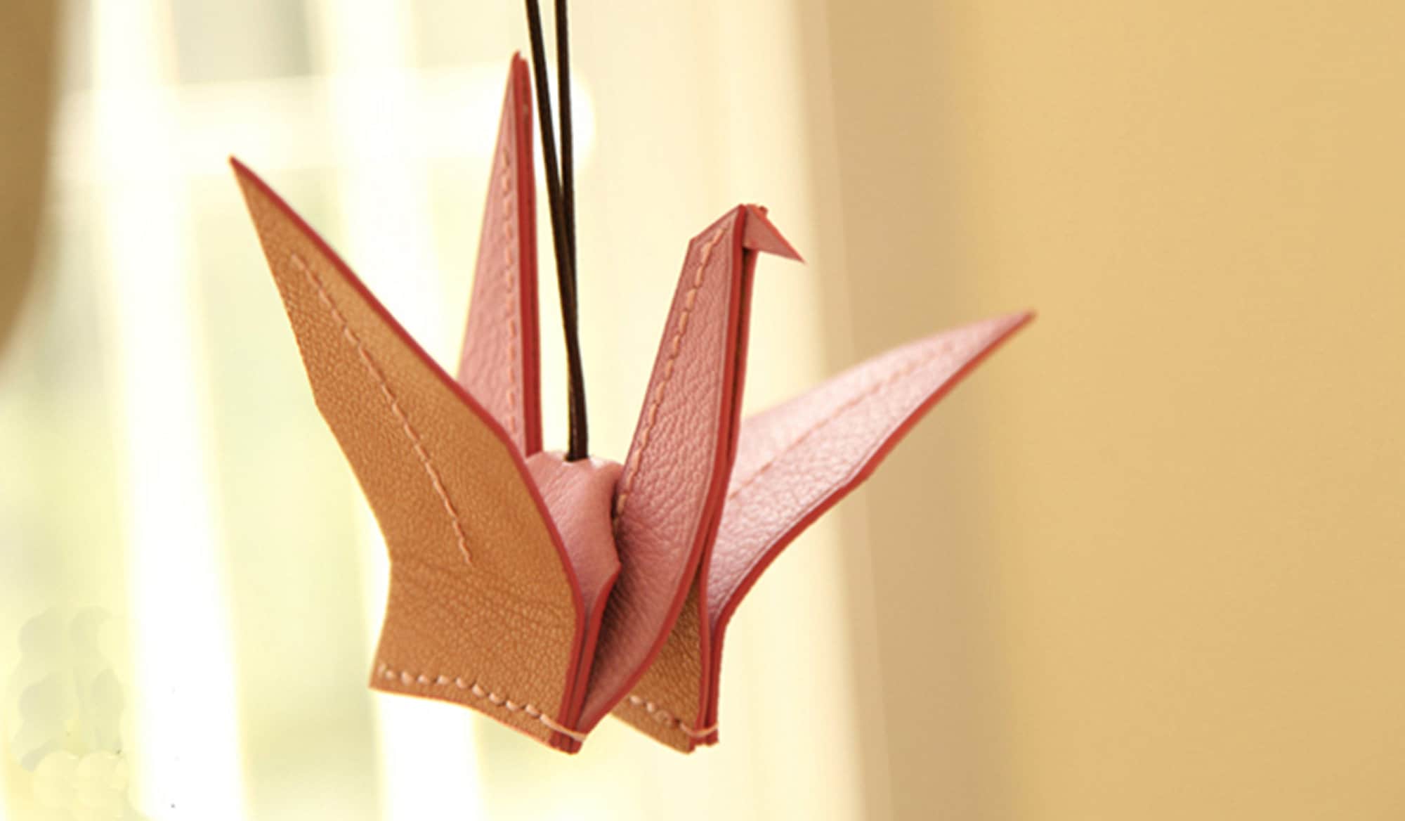 DIY Leather Origami Crane PDF Pattern for Leather Crane - Etsy