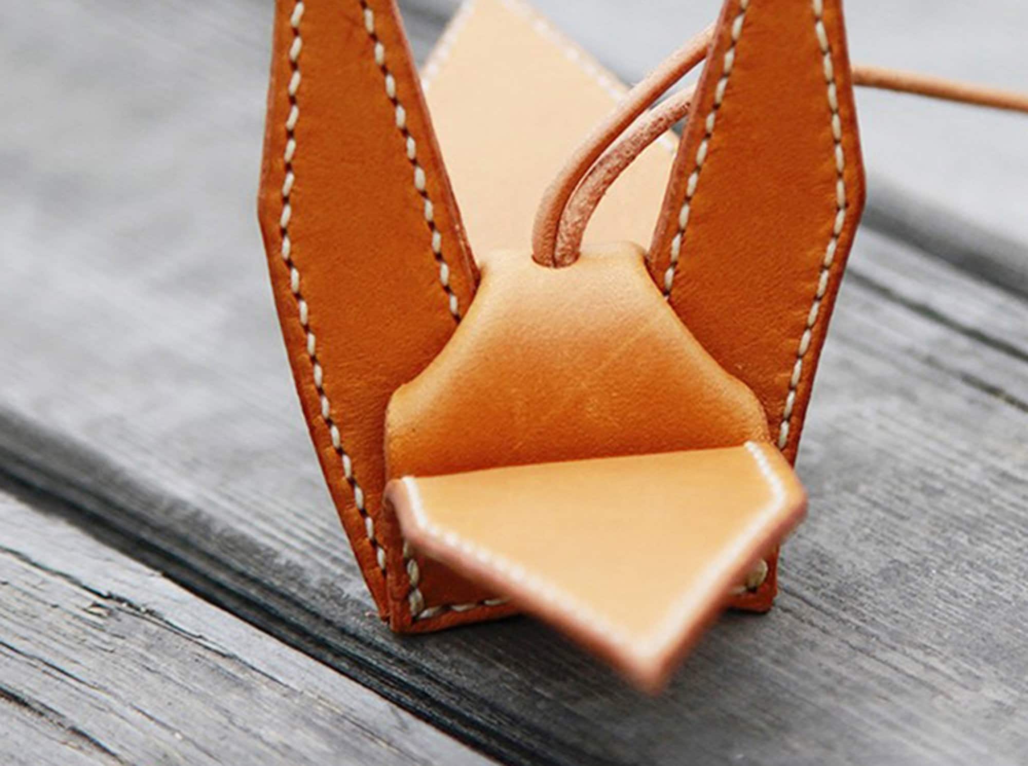 DIY Leather Origami Crane, PDF Pattern for Leather Crane, Hanging ...