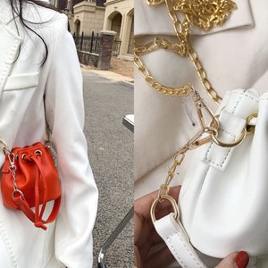 Leather Bucket Bag PDF Pattern, Drawstring Bucket Bag Pattern, Bucket ...