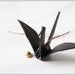DIY Leather Origami Crane, PDF Pattern for Leather Crane, Hanging ...