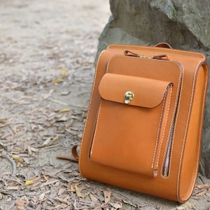 Leather Backpack PDF Pattern, Travel Backpack Pattern, Leather Rucksack ...