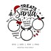 Santa Treats Tray Sign, Christmas Cookies for Santa, Holiday Snack ...