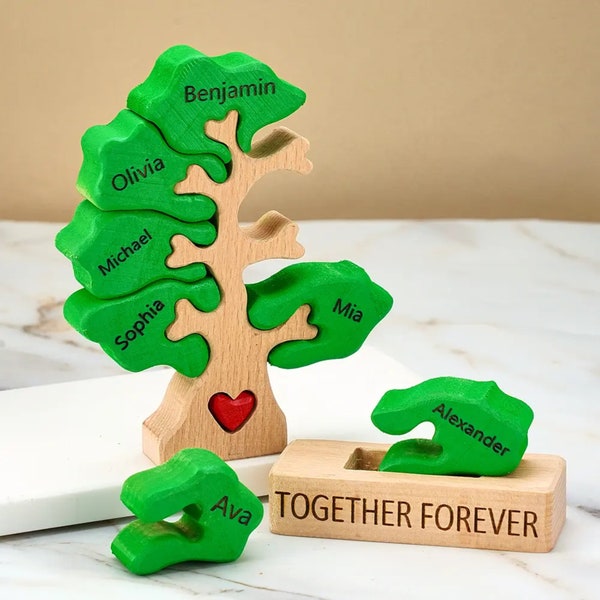 Wood Tree Puzzle - Etsy