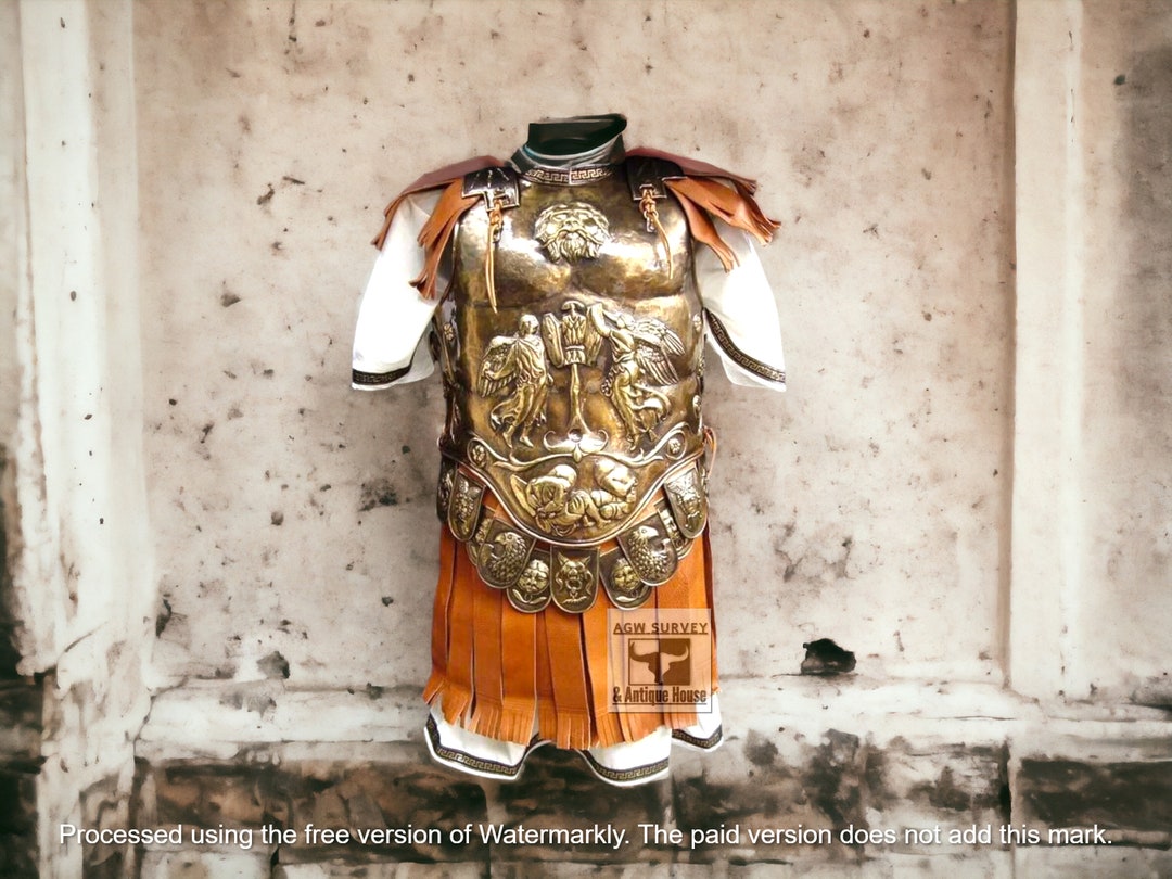Medieval Roman Muscle Cuirass Armor Knight Breastplate Jacket Gift ...