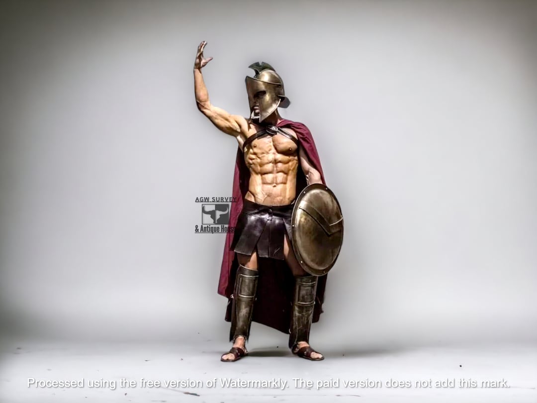 Spartan 300 Soldier Costume Medieval Armor Suit Pre-historic Suit With ...