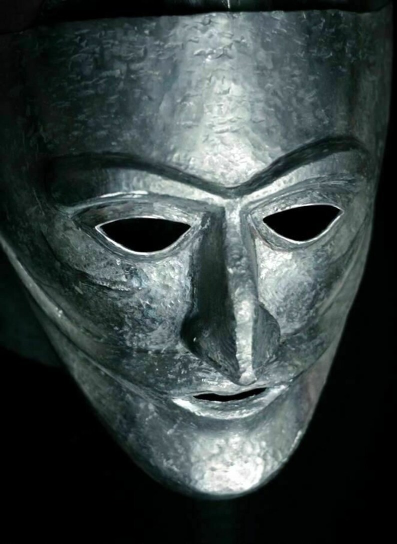 16GA Steel Medieval Knight Lipovets Cavalry Helmet Roman Face - Etsy