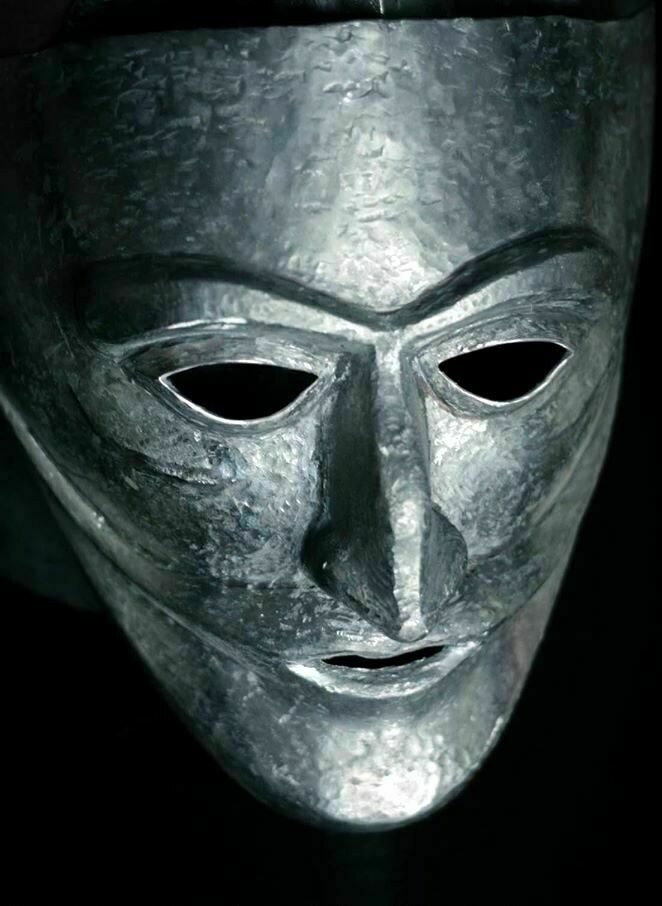 16GA Steel Medieval Knight Lipovets Cavalry Helmet Roman Face Mask ...