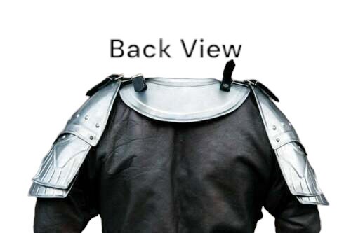 Medieval Dwarf Armor Shoulder Pair of Pauldrons and Metal - Etsy
