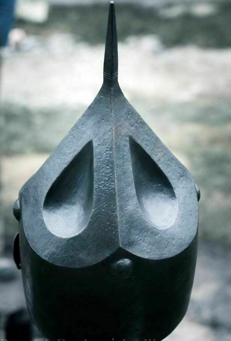 16GA Steel Medieval Knight Lipovets Cavalry Helmet Roman Face Mask ...