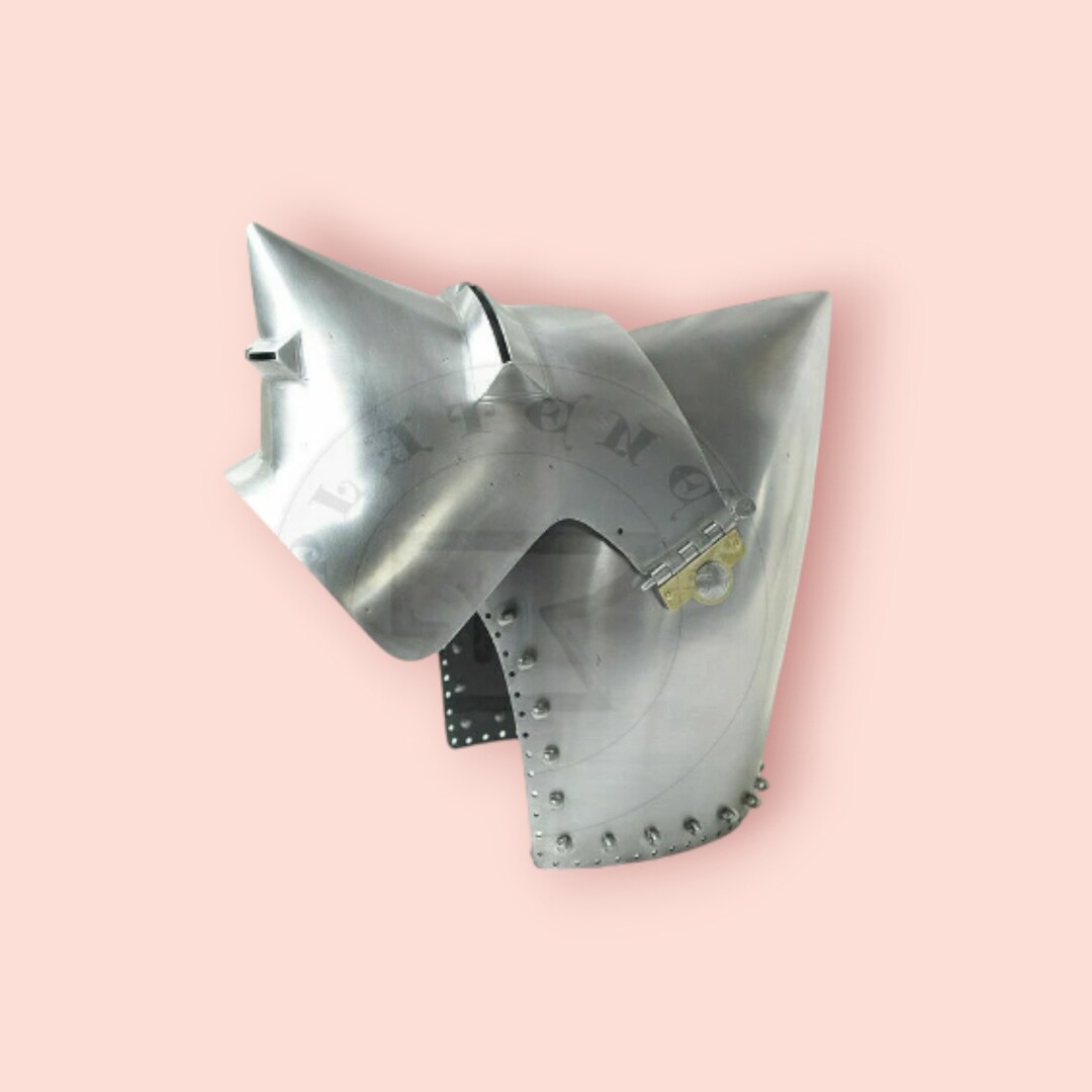Medieval Bascinet Helmet Hounskull Helmet Pig Face Helmet - Etsy UK