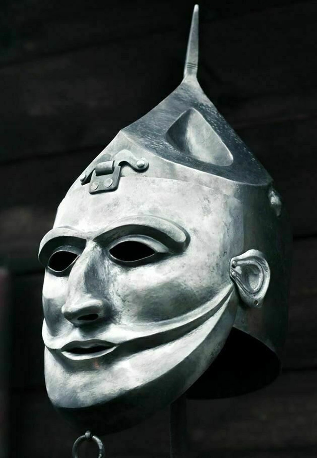 16GA Steel Medieval Knight Lipovets Cavalry Helmet Roman Face Mask ...