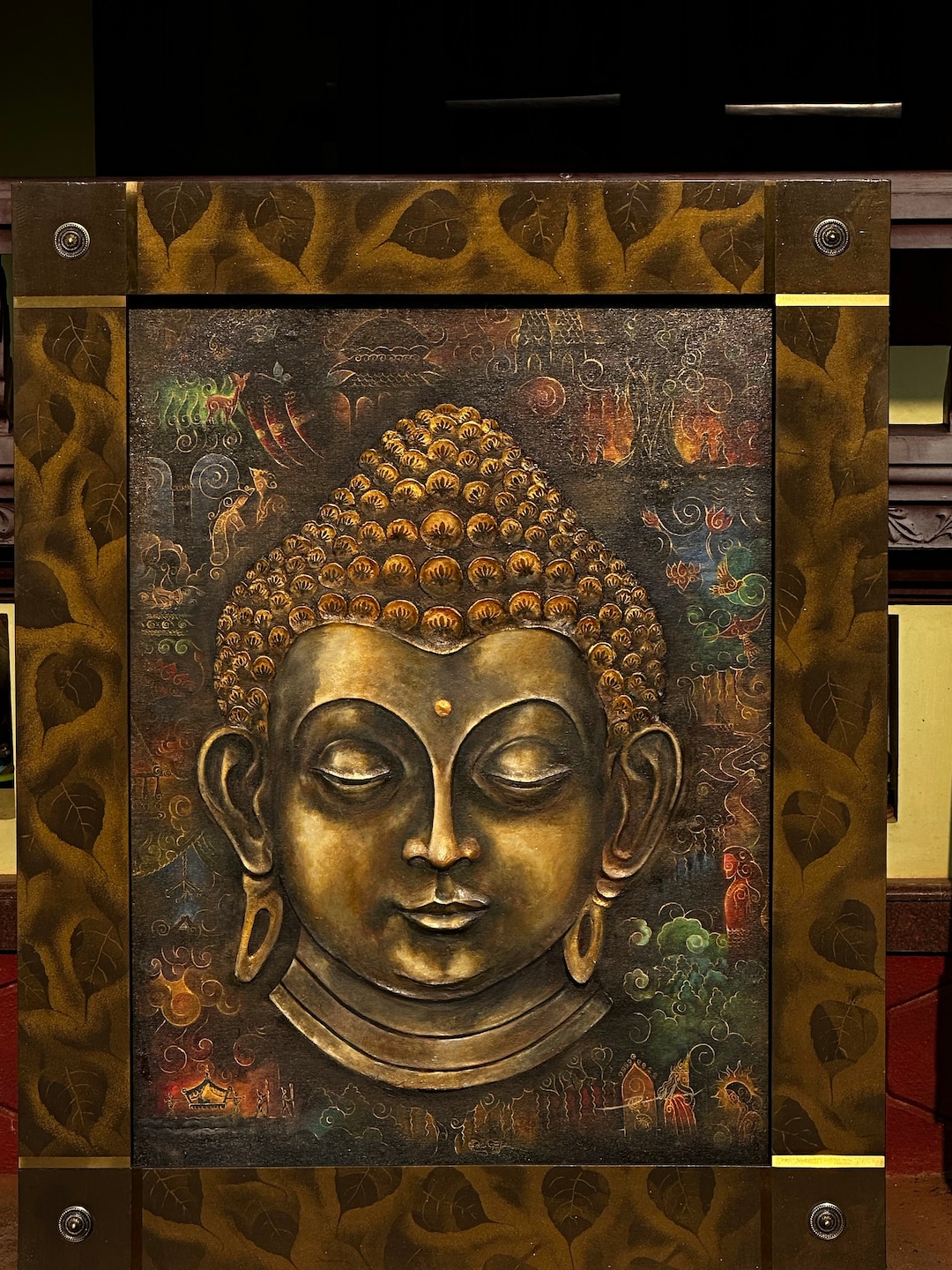 A Painting of Lord Buddha - Etsy