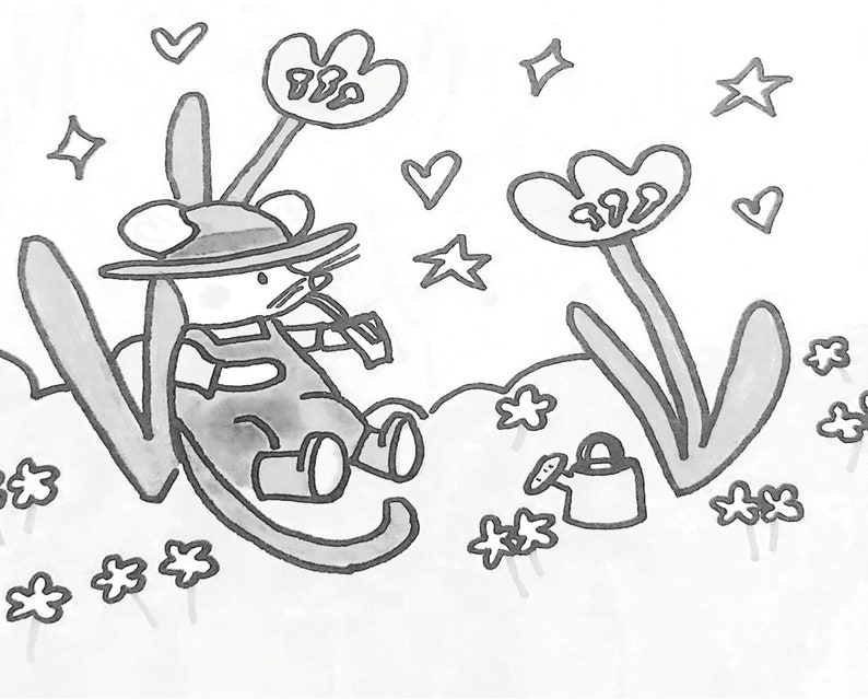 Harvest Mouse Coloring Page Printable Digital Download Sunday School ...