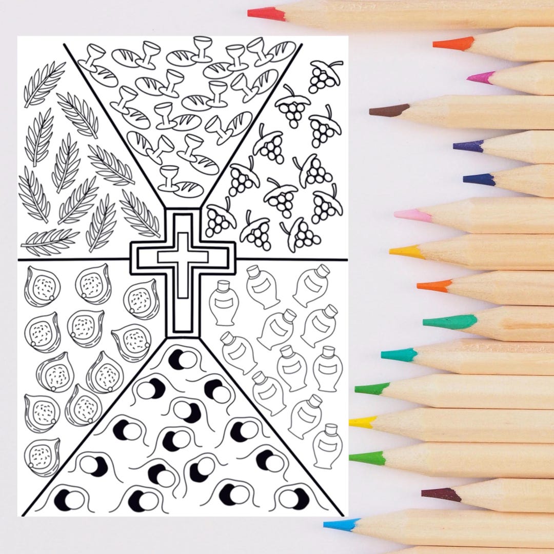 Holy Week Colouring Page | Sunday School Coloring Church Activity ...