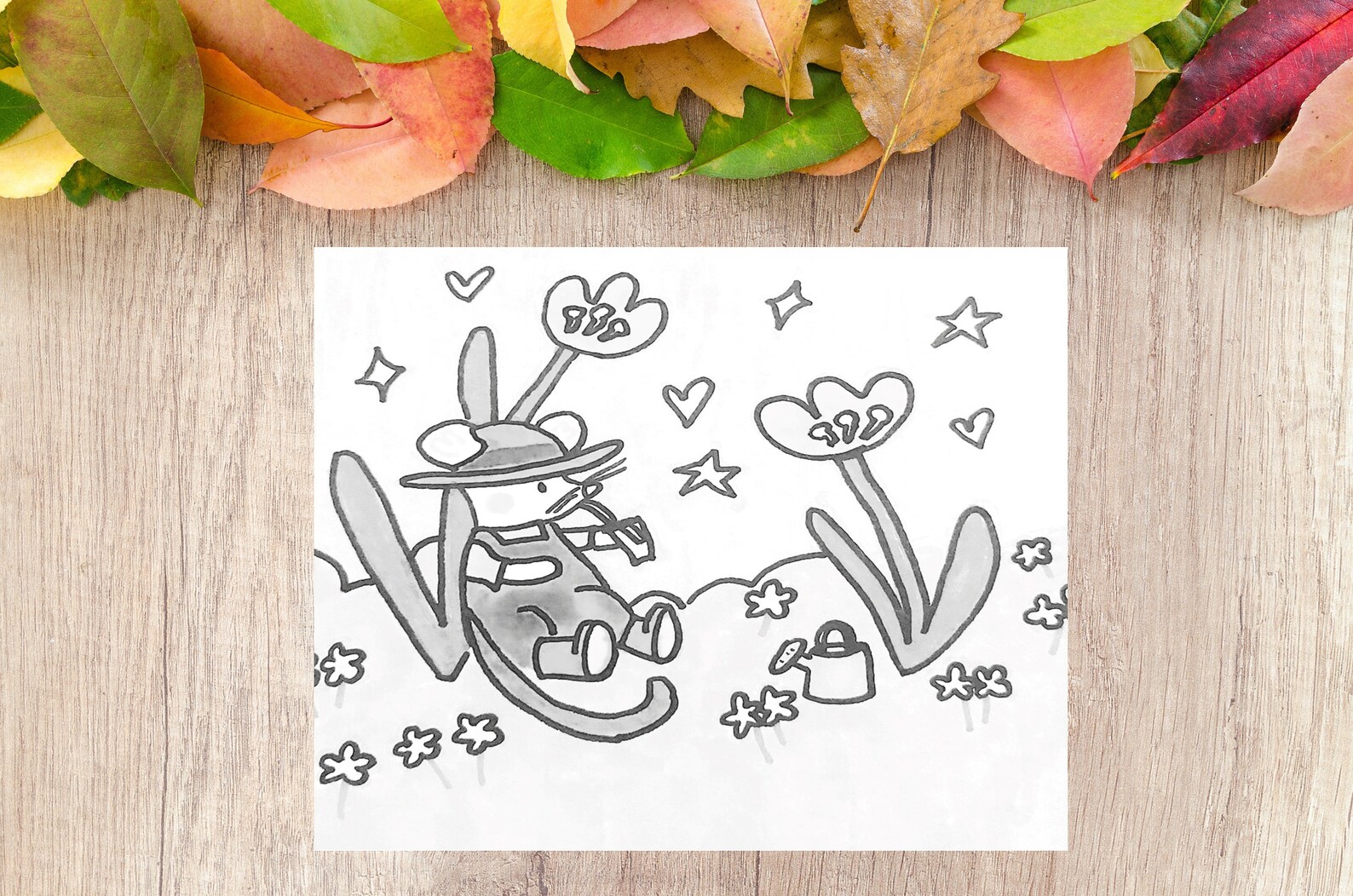 Harvest Mouse Coloring Page Printable Digital Download Sunday School ...