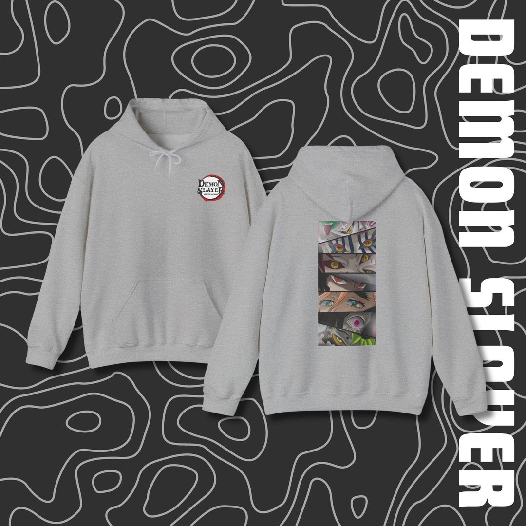 Demon Hunter Hoodie Upper Moon Eyes Hoodies Anime Fan Apparel Sweater ...