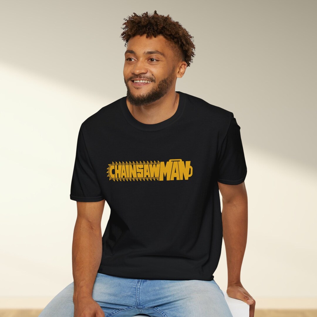 Chainsaw Man Tshirt Premium Cotton Shirt Anime Title Design T Shirt ...
