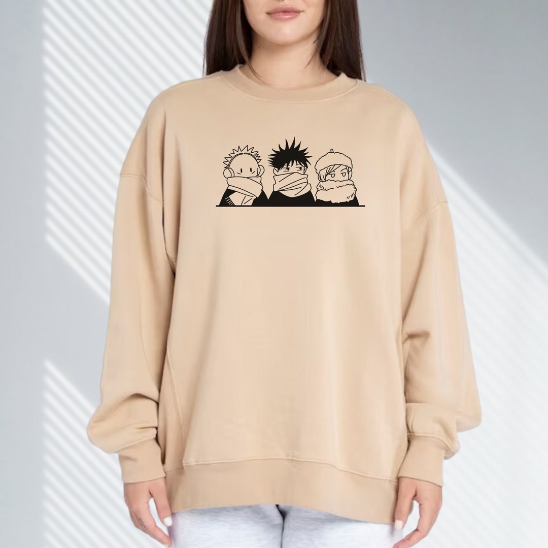 Yuji Megumi Nobara Sweatshirt Jujutsu Kaisen Sweatshirt Anime Design ...