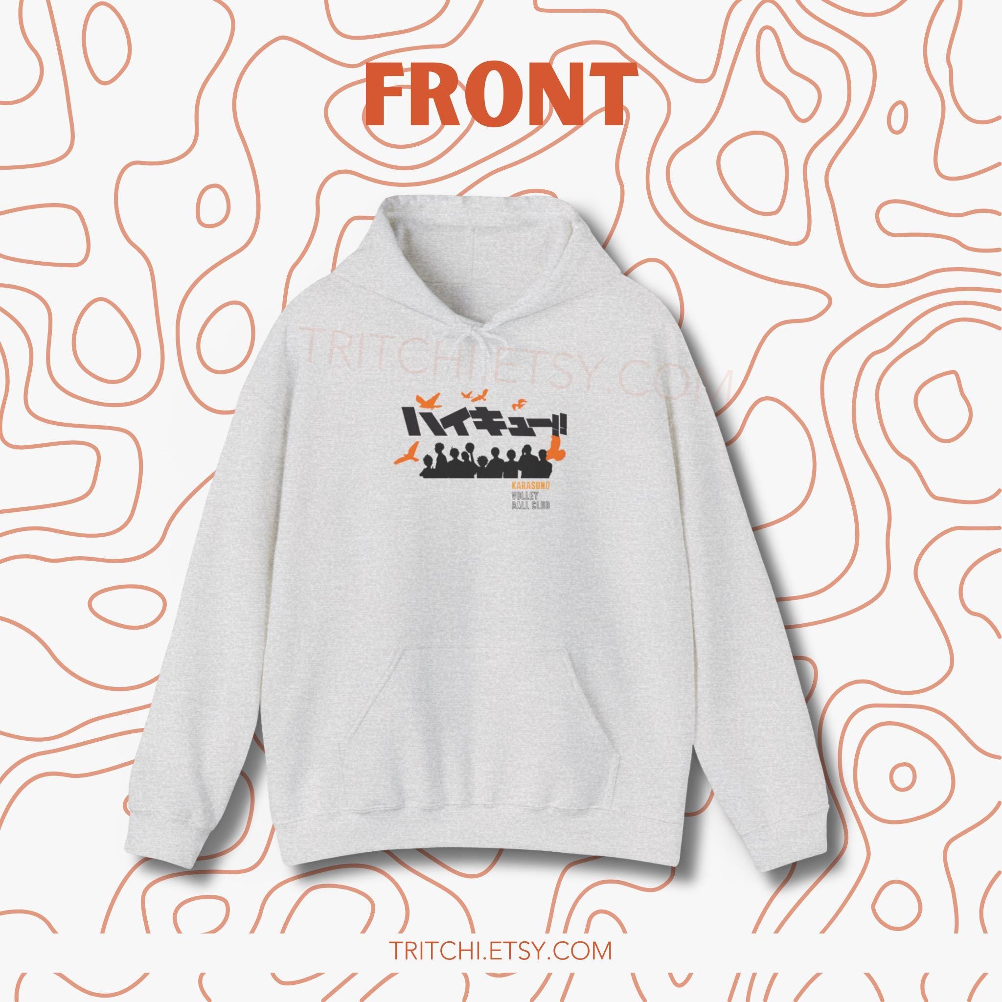 Haikyuu Hoodie Apparel Anime Streetwear Style Unisex Fan Sweater - Etsy