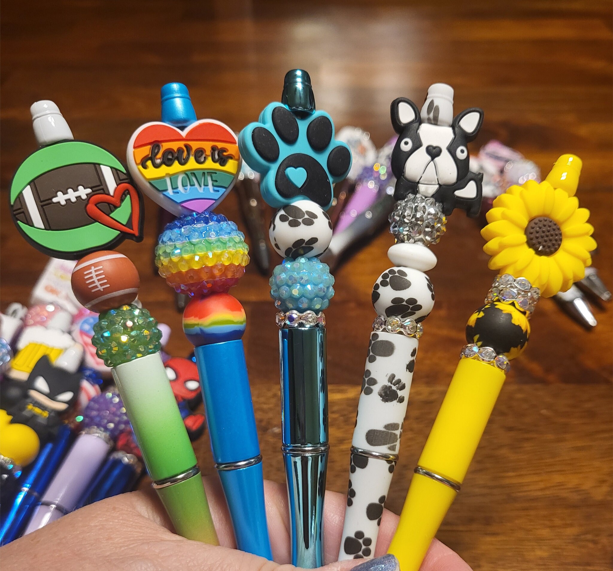 Custom Beaded Pens - Etsy