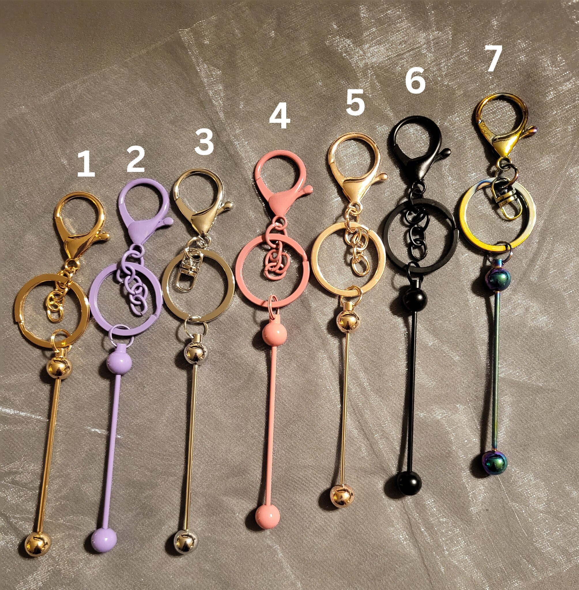 Custom Beaded Keychains - Etsy