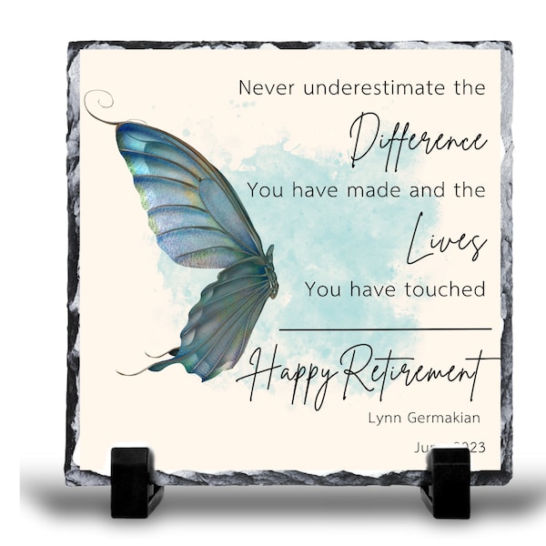 Retirement Gift Plaque for Teacher - Etsy