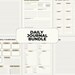 Daily Journal Bundle Digital Planner Template - Etsy