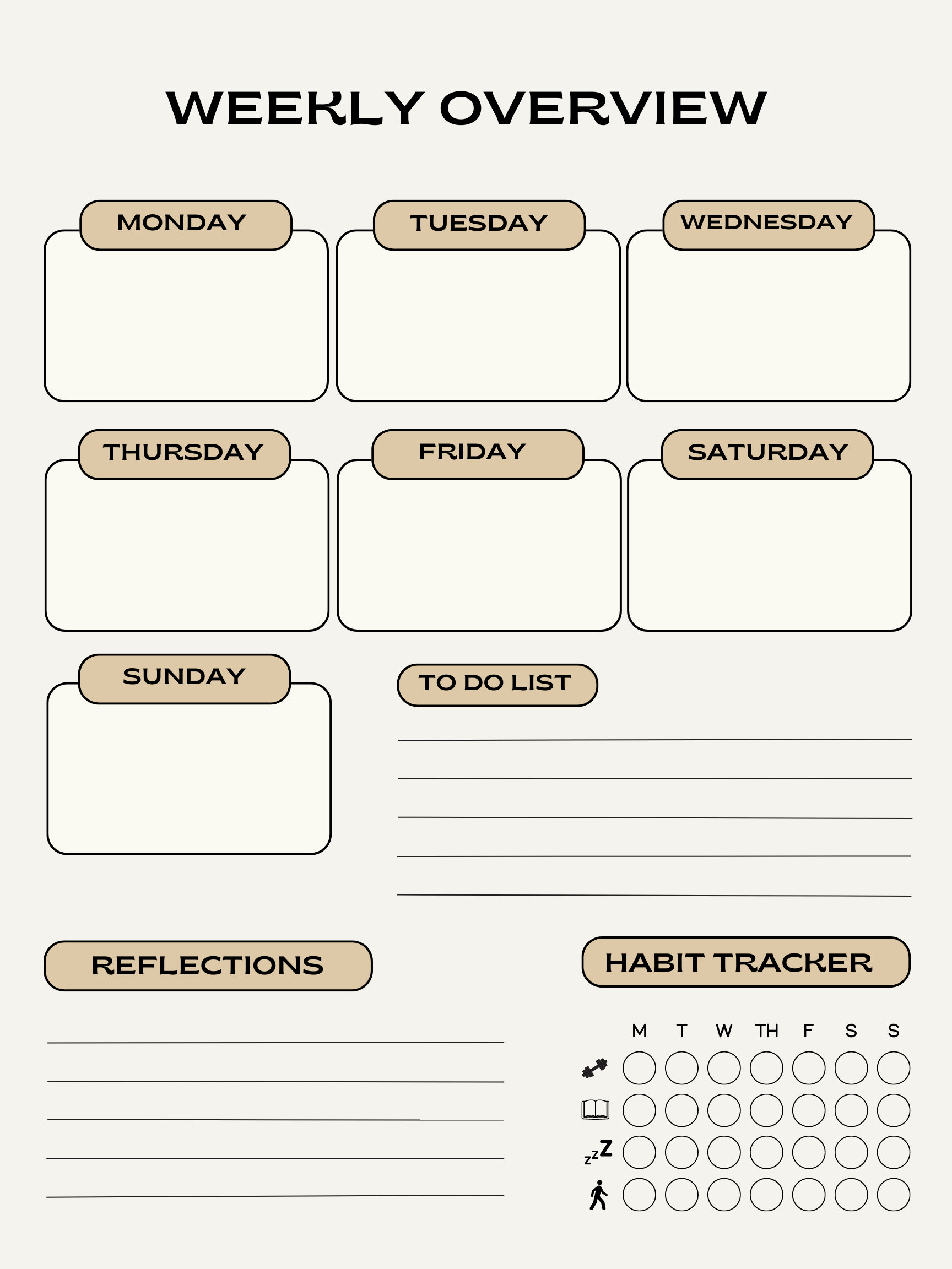 Daily Journal Bundle Digital Planner Template - Etsy