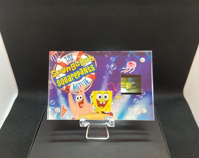 RARE Spongebob Squarepants - Genuine 35mm Film Cell Encased in Stylish ...
