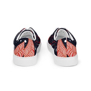 Stylish South African Shweshwe Women's Lace-up Canvas Shoes: Authentic ...