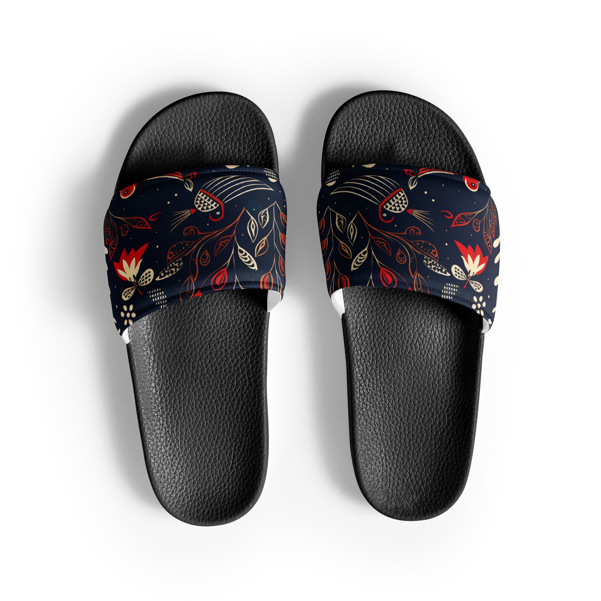 True African Style: South African Shweshwe Women's Slides - Ethnic ...