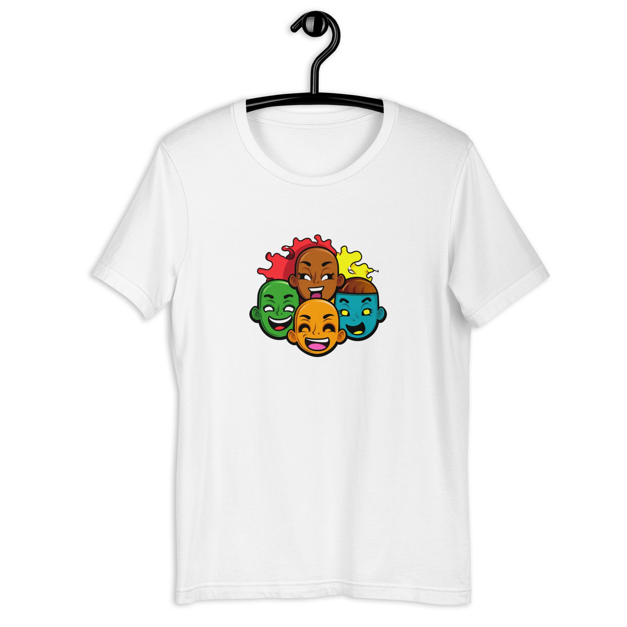 Quirky and Unique: Strange Emoji Face T-shirt - Bold, Fun and Eye ...