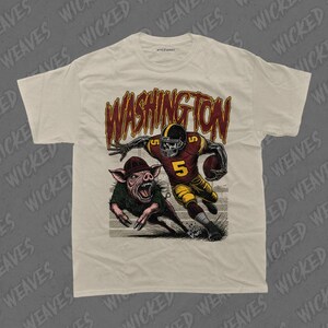 WASHINGTON FOOTBALL Shirt, NFL Fan Tee, Football Team Shirt, Skeleton ...