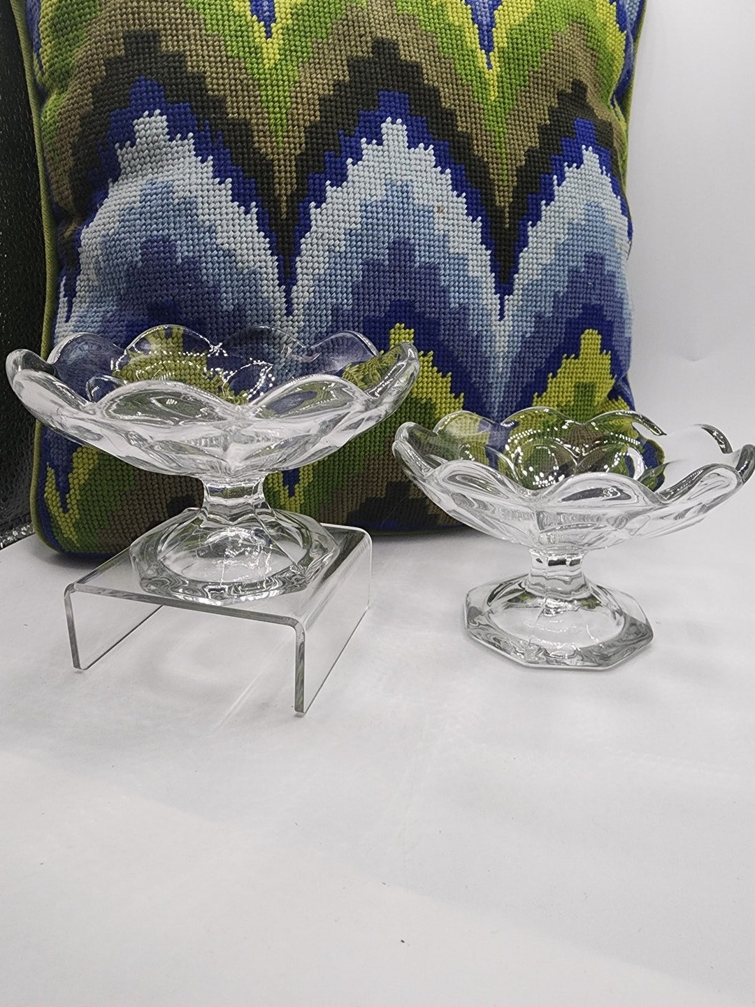 Heisey 3" Compote - Colonial Clear Sundae Dish - 1920s - Etsy